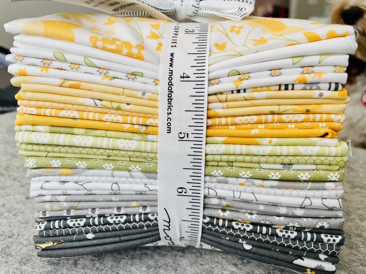 Prettiest Fabrics: Buttercup & Slate by Corey Yoder – Stitch & Bear Time